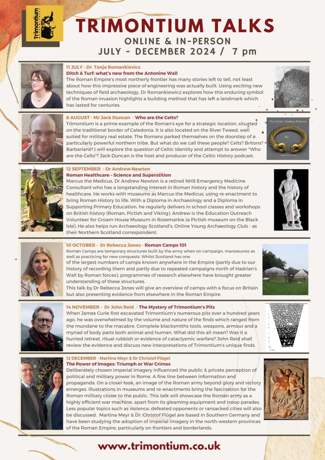 Trimontium Talks Series - Trimontium Museum