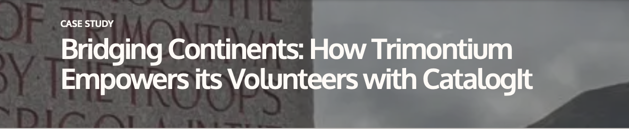 Article : CatalogIt Case Study - Trimontium - Trimontium Museum
